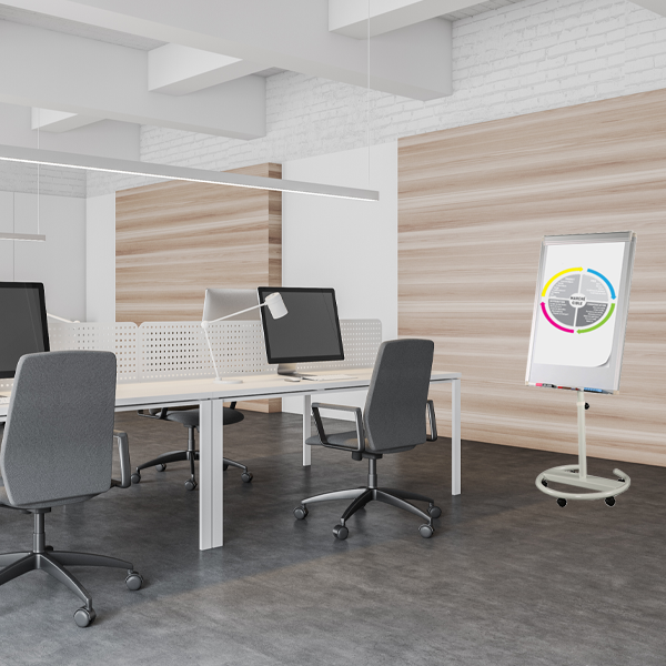 Chevalets Paperboard Mobile Pied Circulaire - TORENCO