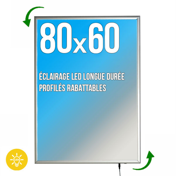 Cadres Rétro Eclairés Clic-Clac LED-Box simple-face - TORENCO