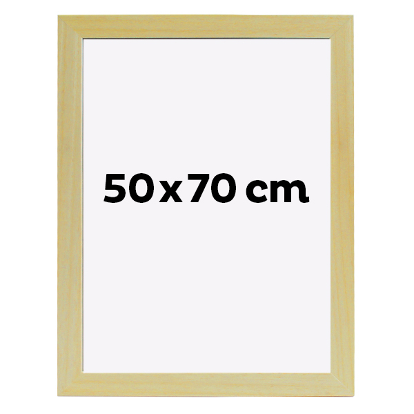 Cadres Bois 50x70 cm Profilé 30 mm Naturel - TORENCO