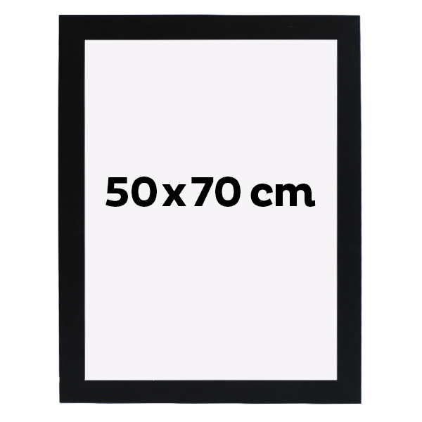 Cadres Bois 50x70 cm Profilé 30 mm Noir - TORENCO