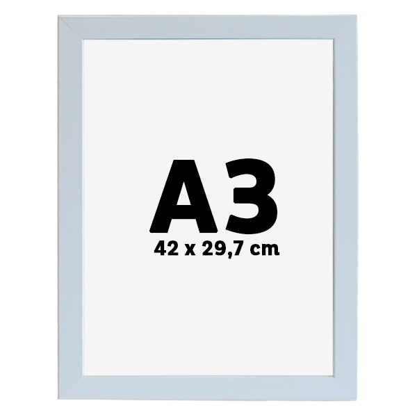 Cadres Bois A3 Profilé 30 mm Blanc - TORENCO